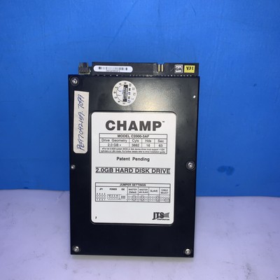 Vintage ~ Champ C2000-3AF 2GB 3.5" IDE HDD Hard Disk Drive 2.0 GB JTS ...
