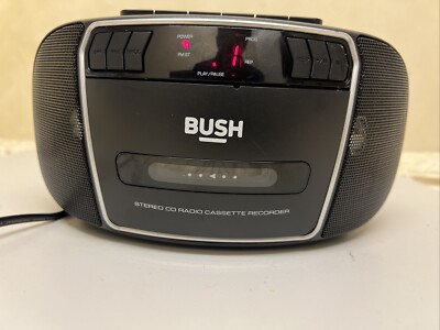 Bush KBB500 CD Radio Cassette Boombox - Black | eBay UK