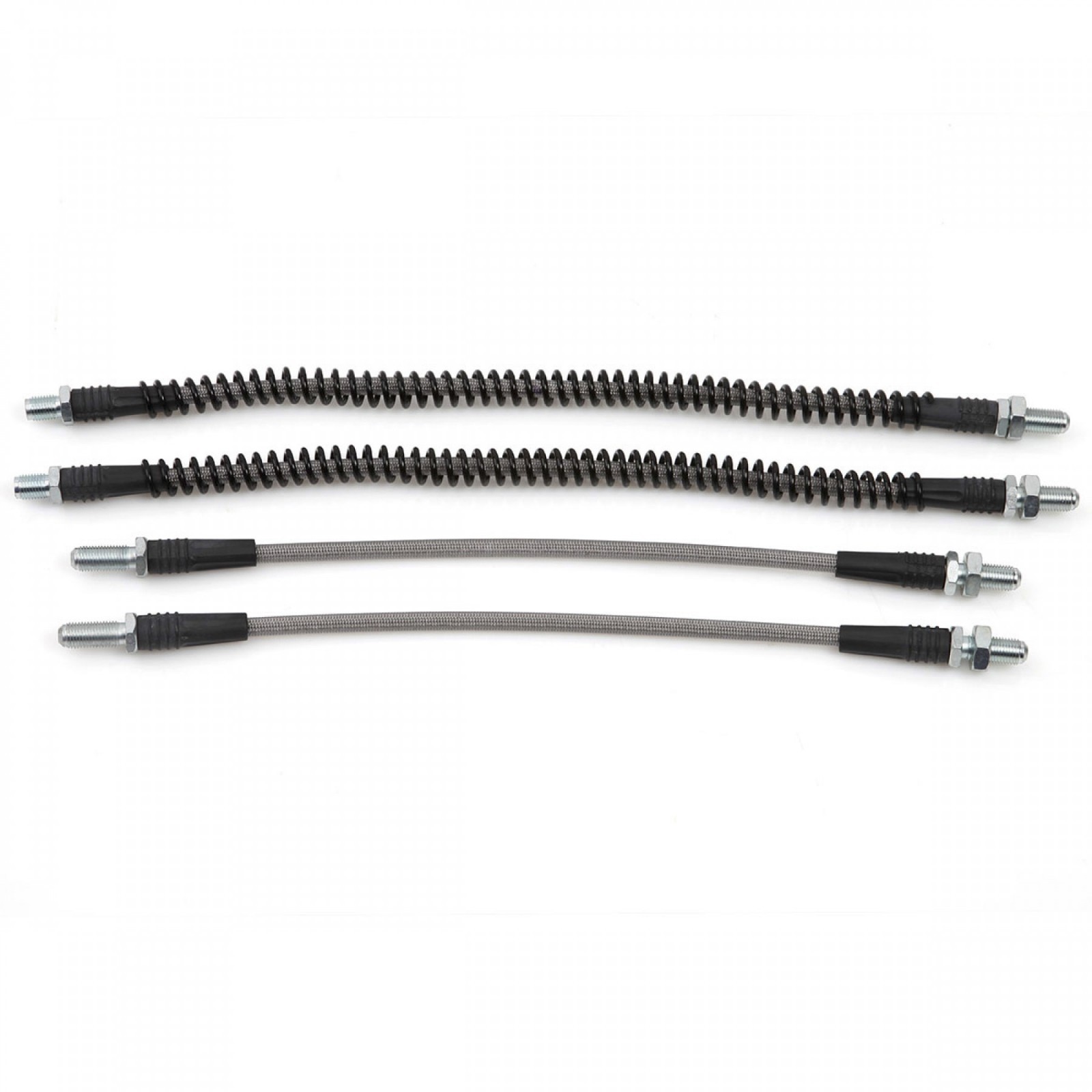 New Set of Four Stainless Brake Line Hoses Brakes Triumph Spitfire 1973 ...