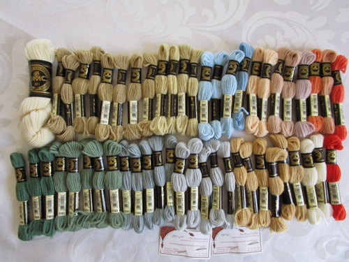 DMC Laine Colbert Tapestry Yarn Lot of 51 Assorted Colors 100% Virgin Wool | eBay