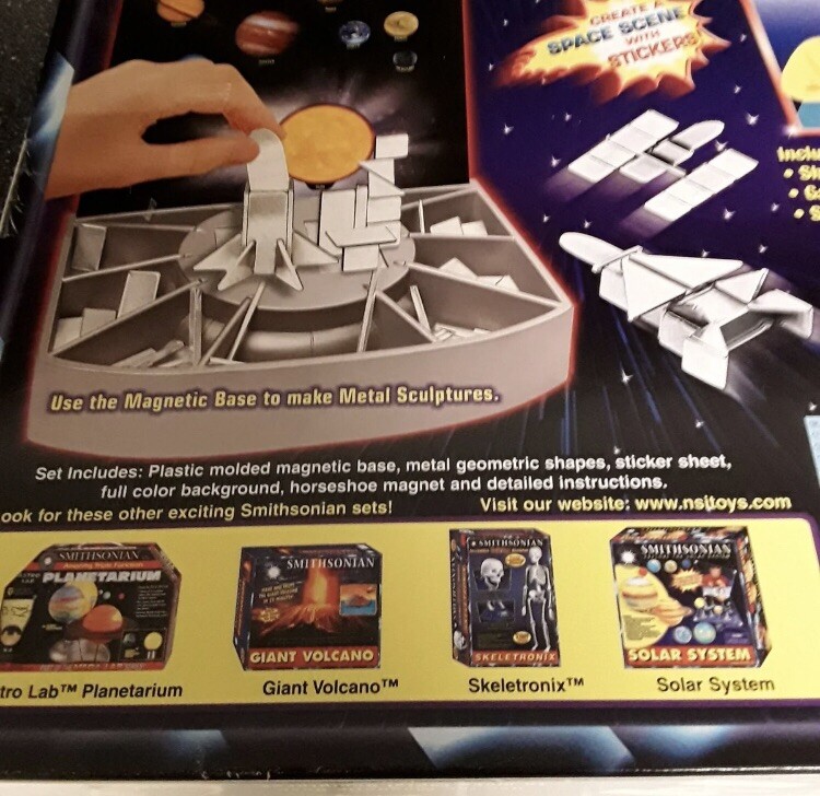 Smithsonian Astro Magnets #3310 Space Art Design Sculpture Toy Creative ...