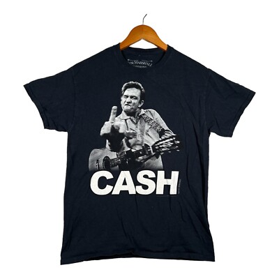 Black Country Jim Marshall Johnny Cash Middle Finger Graphic T-shirt ...