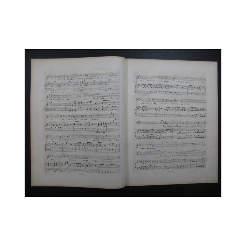 CATEL Ch. S. Wallace Or The Scottish Minstrel Song Piano Or Harp Ca1810 ...