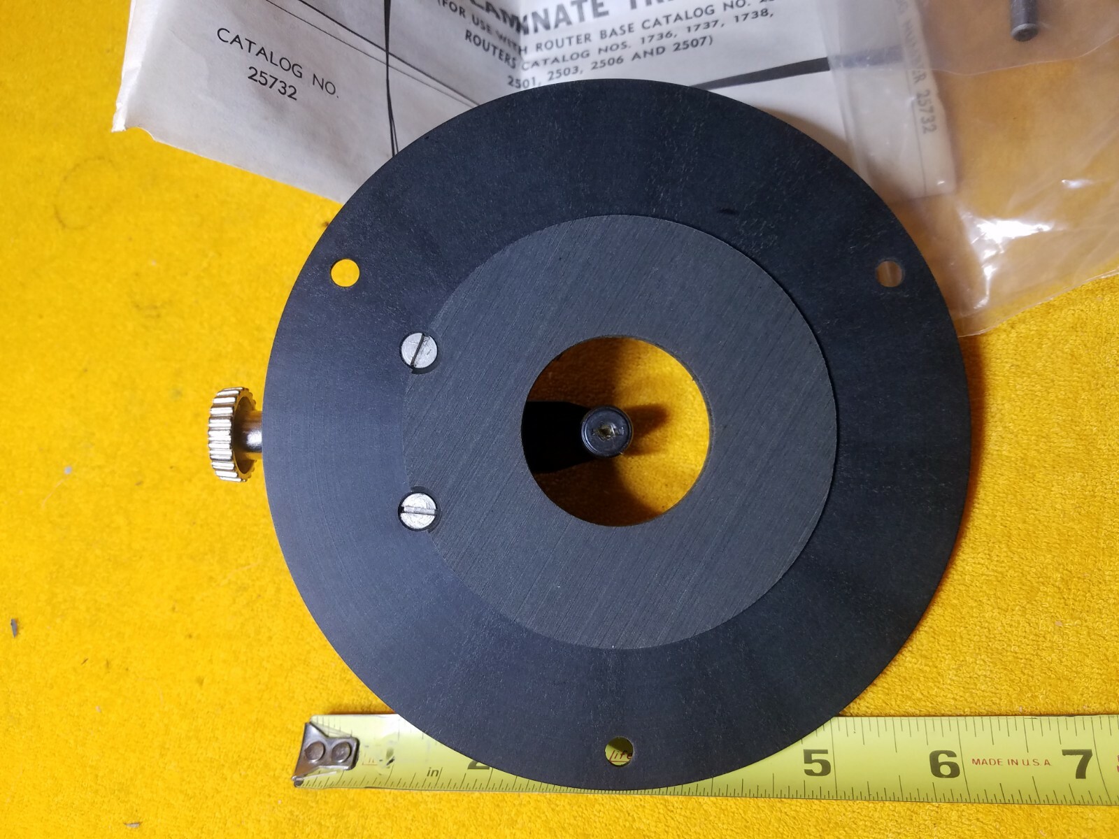 SEARS CRAFTSMAN 9_25732 ROUTER LAMINATE TRIMMER ATTACHMENT IN ORIGINAL ...