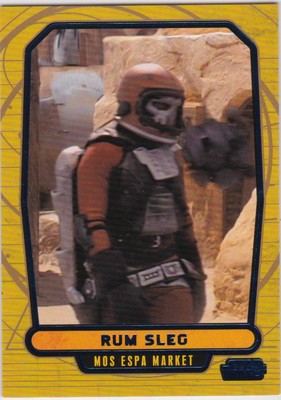 STAR WARS GALACTIC FILES SERIES 2 BLUE PARALLEL #397 RUM SLEG 182/350 ...