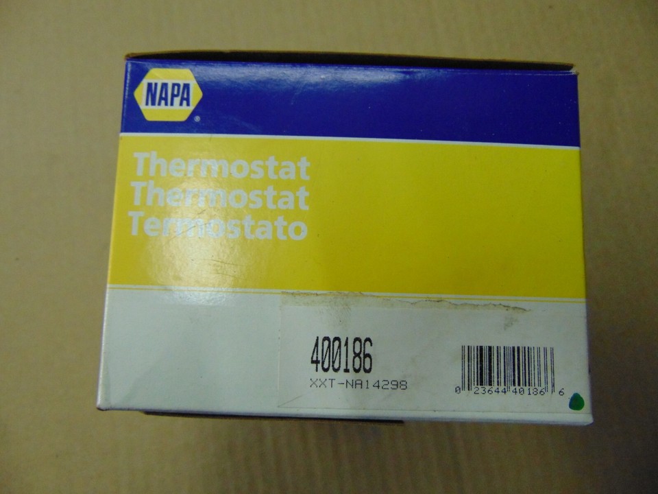 ENGINE COOLANT THERMOSTAT NAPA 400186 | eBay
