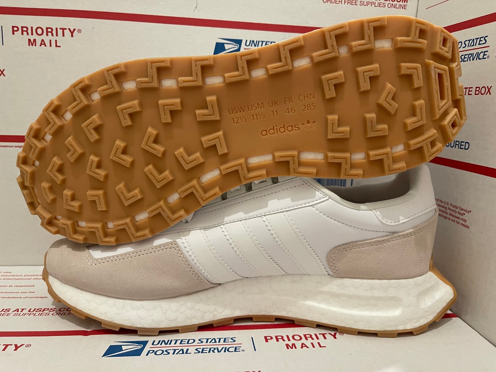 Adidas Originals Retropy E5 Boost Sneakers Men's White HR1421 Size 11.5 ...