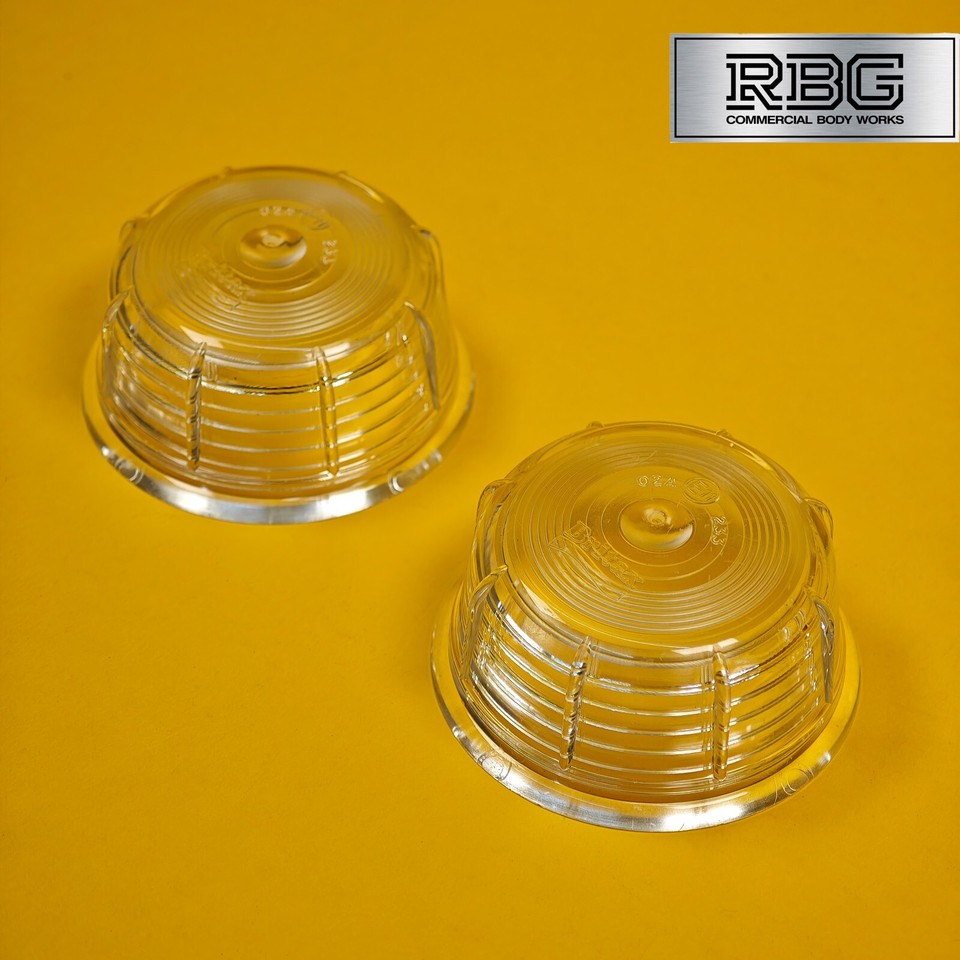 2x Replacement Lens White Britax for Side Marker Lamp for Trailer ...