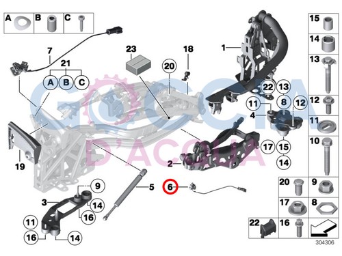 BMW Z4 E89 Roof Microswitch & Coupling Right Hand Genuine 54377228586 ...
