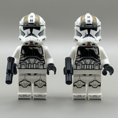 LEGO Lot Of 2 Star Wars Phase 2 Clone Trooper Gunner 75337 SW1236 Brand ...