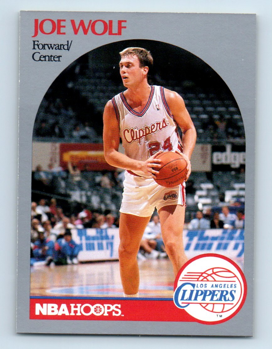 1990-91 Hoops Joe Wolf Los Angeles Clippers #152 | eBay