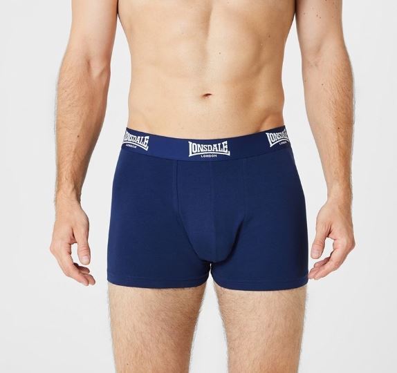2 Pack Mens Lonsdale Trunks Boxer Underwear Sizes S M L XL XXL XXXL ...