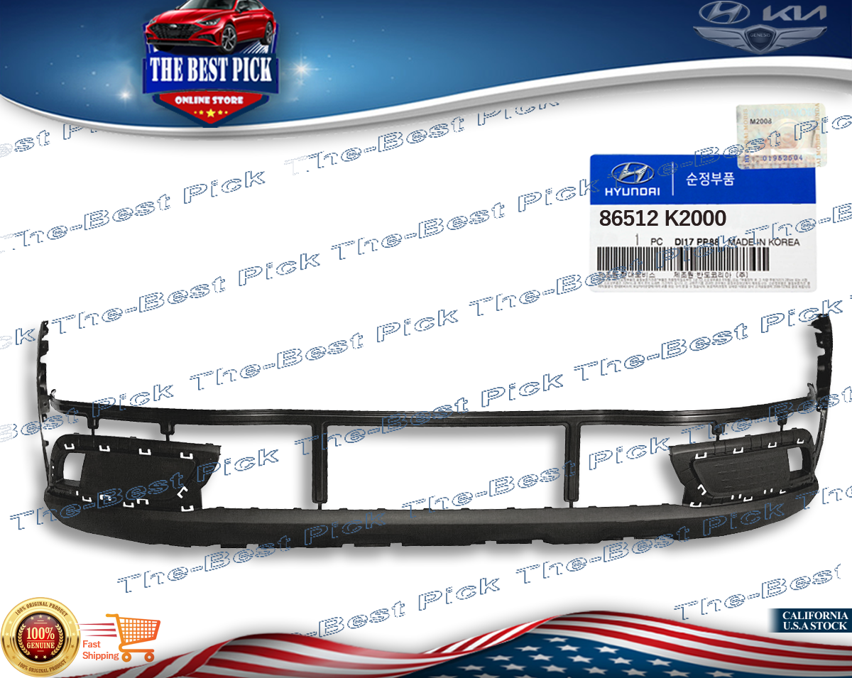 ⭐GENUINE⭐ HYUNDAI VENU 2020-23 Black Front Lower Bumper Cover ...