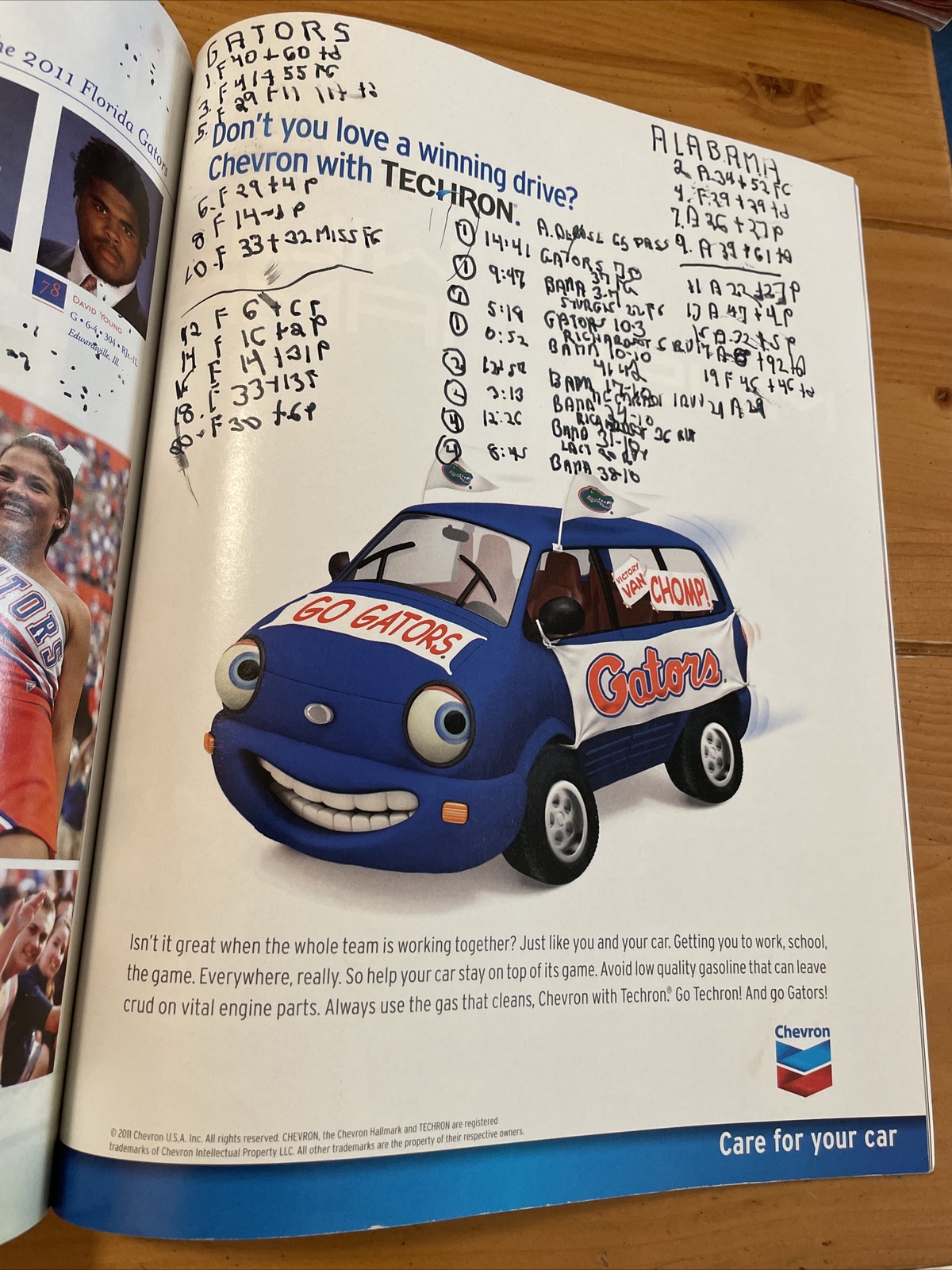 Alabama Crimson Tide Football Vs Florida Gators Game Day Program, Oct 1 ...