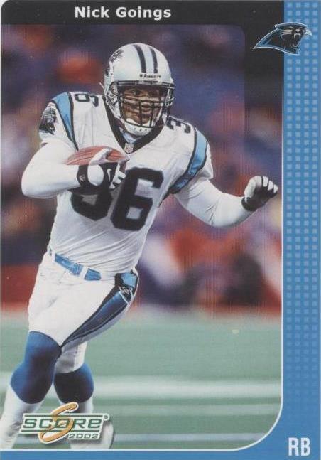 2002 Score - Nick Goings #34 for sale online | eBay