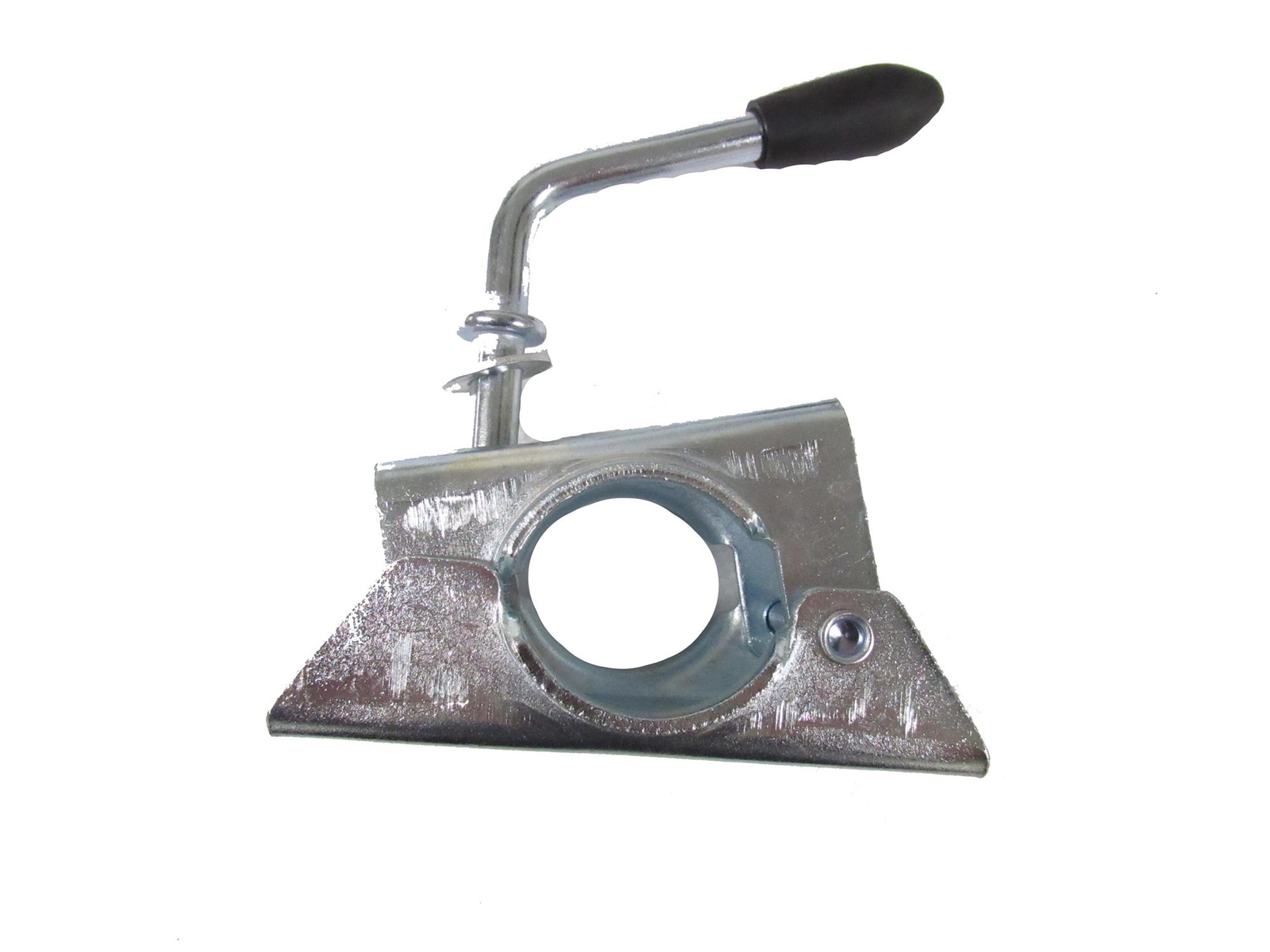 Heavy Duty Caravan Jockey Wheel & Clamp 48MM (Trailer Metal Rim Wind Up ...