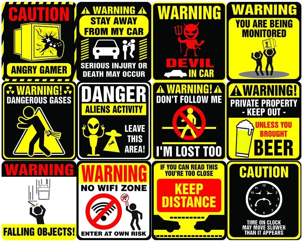 Funny Warning Symbols