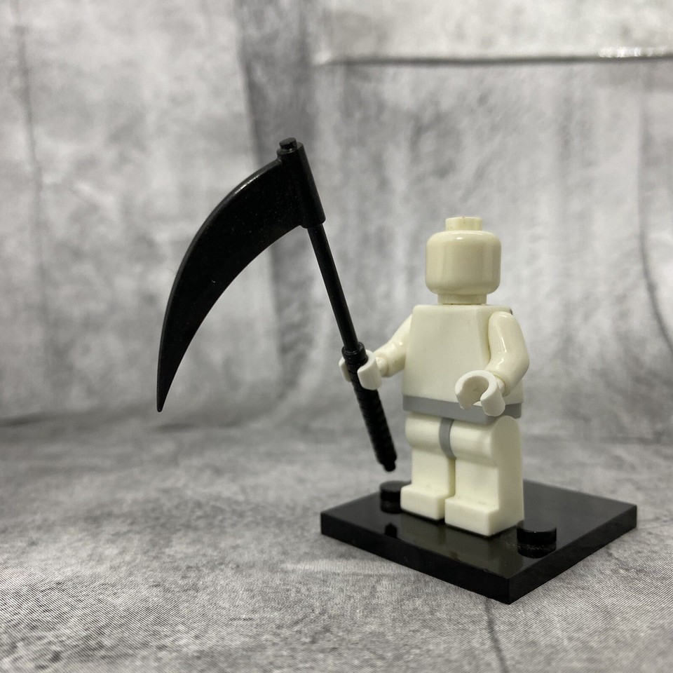 4pack Black Reaper Scythe Blocks Weapons Accessories for Minifigures ...