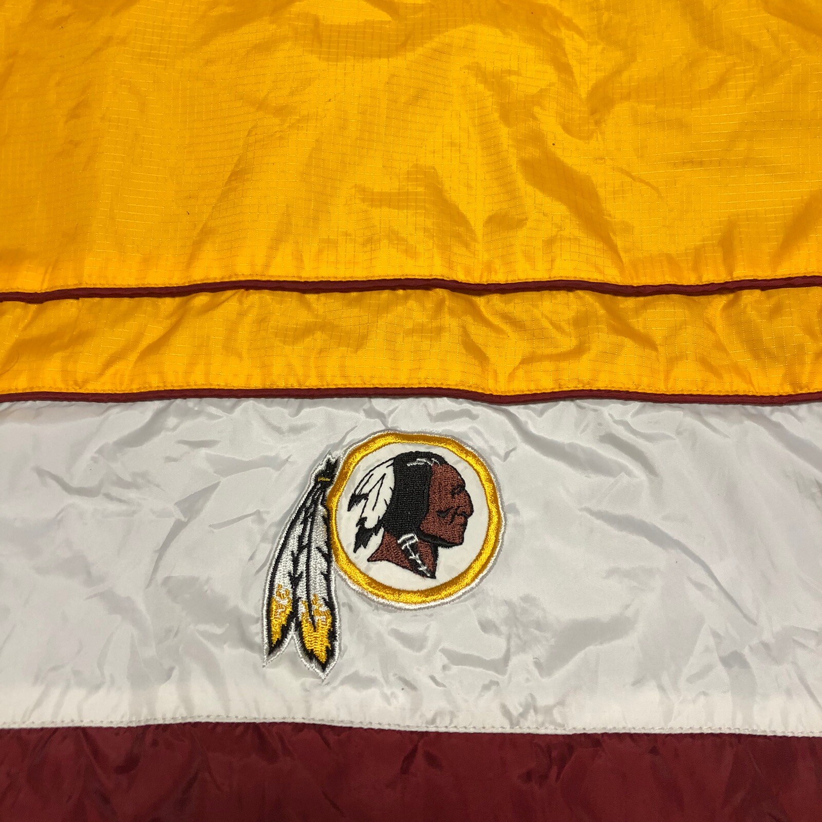 Washington Redskins NFL Coat Jacket Full Zip Up Mens Medium M Red ...