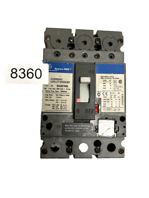 General Electric SEDA36AT0060 Circuit Breaker 60 Amp 3 Pole 600 Volt | eBay