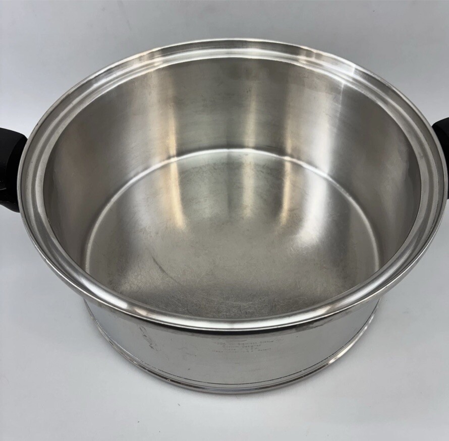 Vtg! LIFETIME T304 Stainless Steel 9” Stock Pot Cookware USA No Lid | eBay