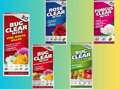 Bug Clear Ultra Vine Weevil Flower Veg Fly Bug Killer Pest Control ...