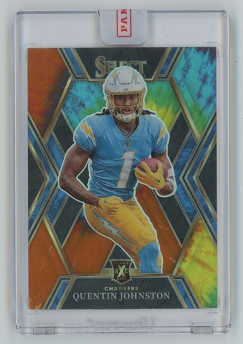 2022 Panini Select Football XRC RC Tie-Dye Prizm Quentin Johnston 05/25 ...