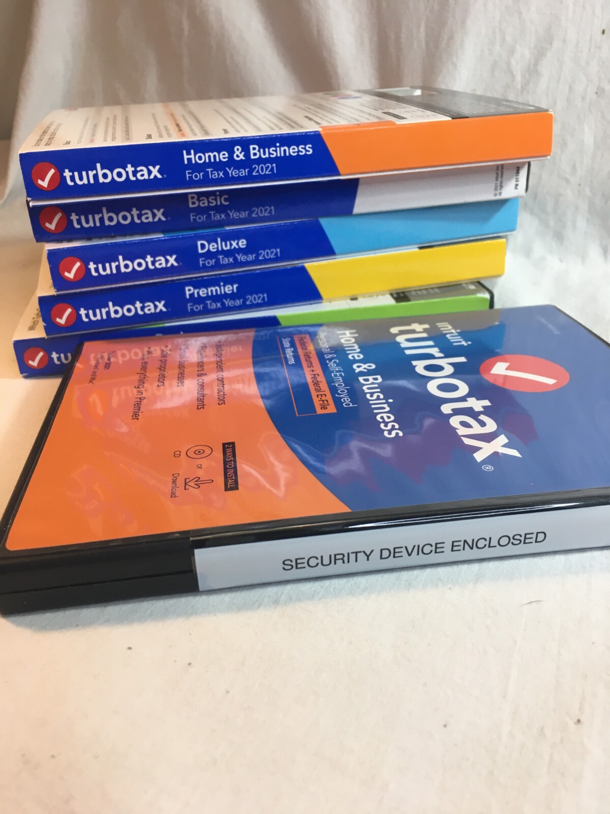 Intuit TurboTax 2021 Federal E-File CD: Basic, Deluxe, Premiere | eBay