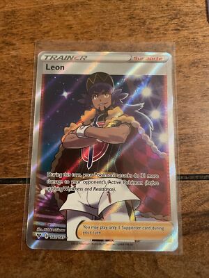 Pokémon TCG Leon Vivid Voltage 182/185 Holo Full Art | eBay