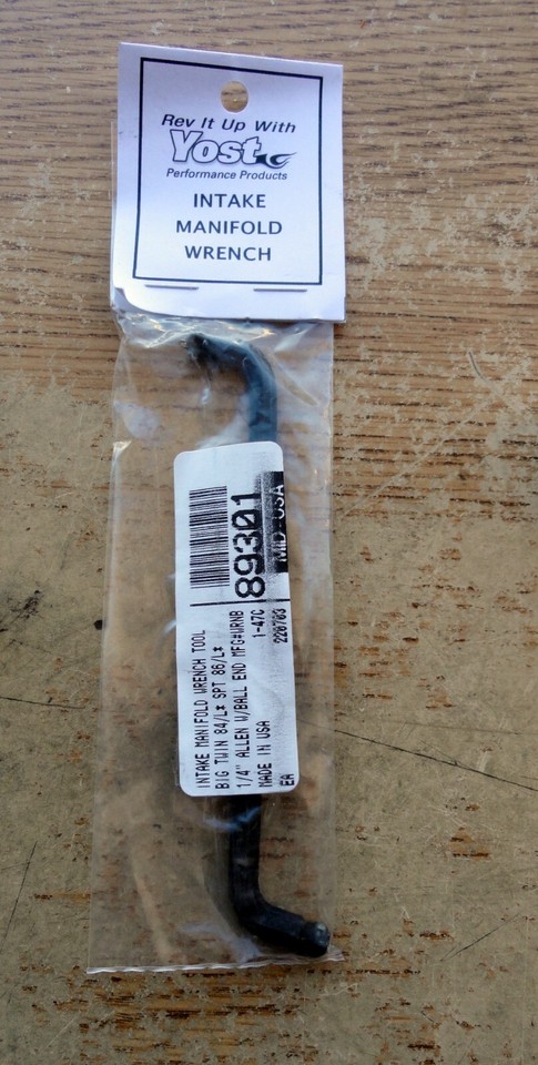 Harley Intake Manifold Wrench Big Twin Sportster #WRNB Yost Performance ...