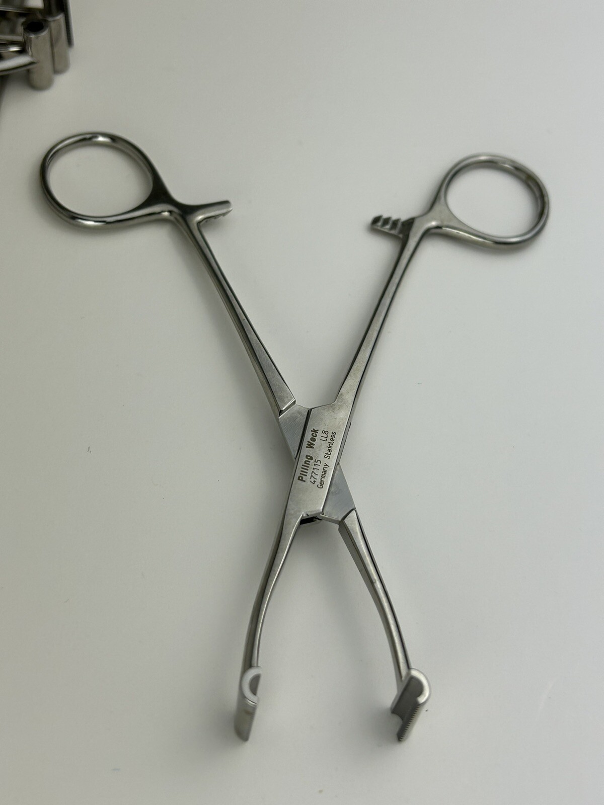 PILLING 477115 Pratt Tissue Forceps 16 .2mm Tip 6in Length w Rack for ...
