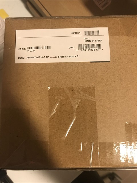 HPE Aruba AP-MNT-MP10-E Mounting Bracket Kit (R1C72A) for sale online ...
