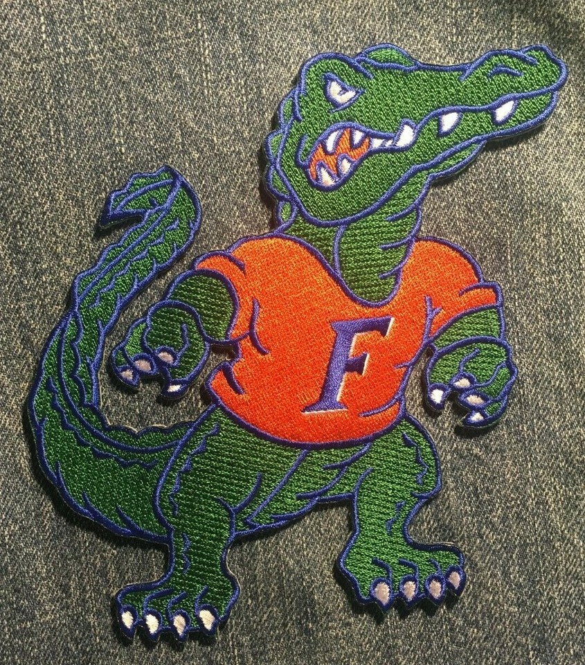 gators patch Univ of Florida Gators alligator U of F iron on patch 6 ...