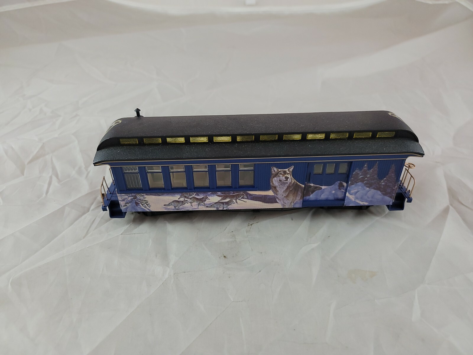 Hawthorne Village Silver Moon Express Wolf Train COMBINE/COACH CAR | eBay