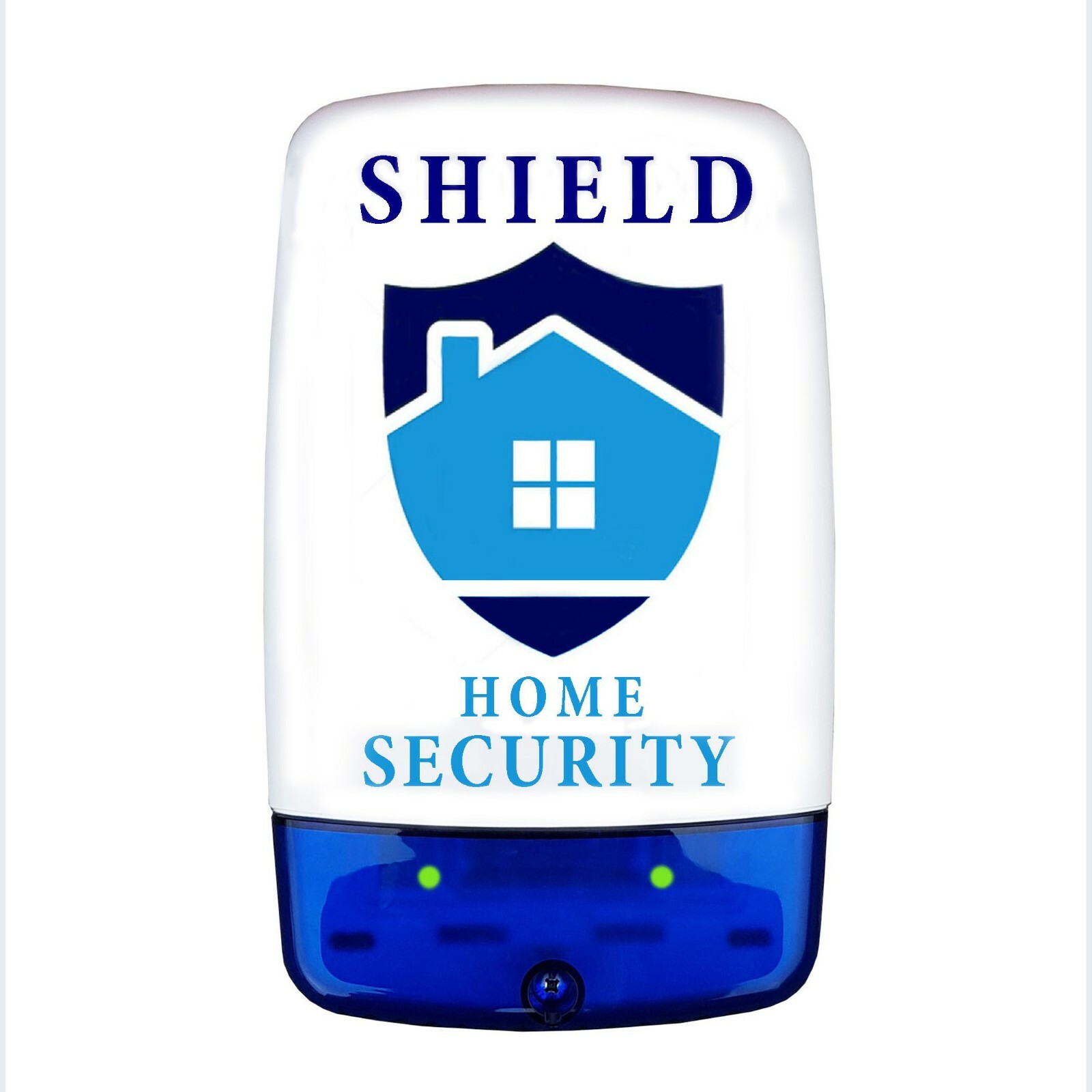 Dummy Decoy security Alarm Bell Box, dual Flashing LED's & printed logo ...