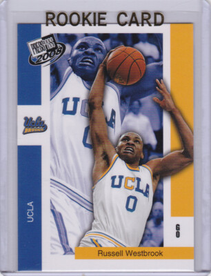 RUSSELL WESTBROOK 2008 Wal-Mart Exclusive ROOKIE CARD OKC Thunder ...