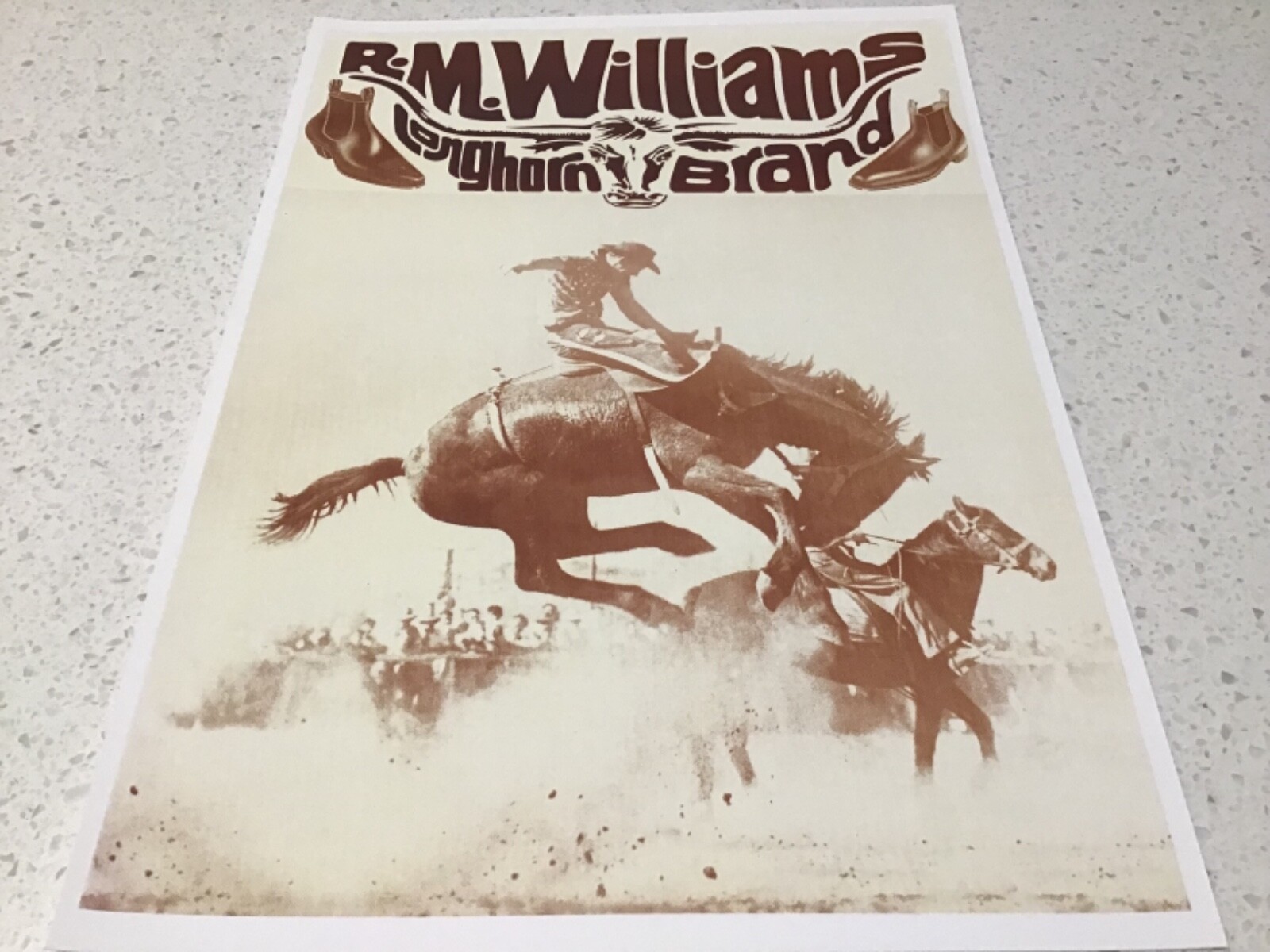 RMW R.M.Williams Poster,shoes,belts, shirts, jackets,longhorn,R m ...