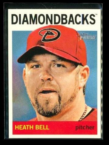 2013 TOPPS HERITAGE Baseball Trading Card #327 HEATH BELL Arizona ...