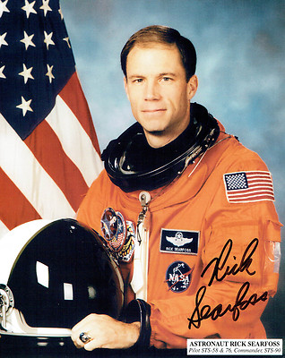 Rick SEARFOSS Signed Autograph Photo + COA NASA Test Pilot Space ...