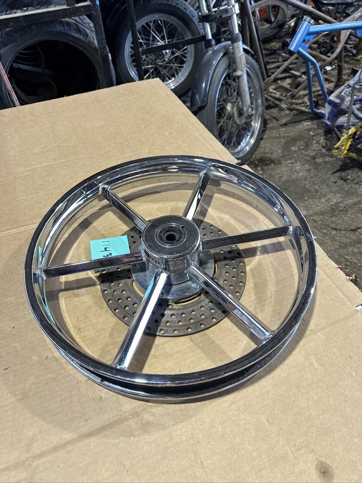 Harley Chopper Ironhead Shovelhead Fx Invader Mag Wheel 6 Spoke 19 ...