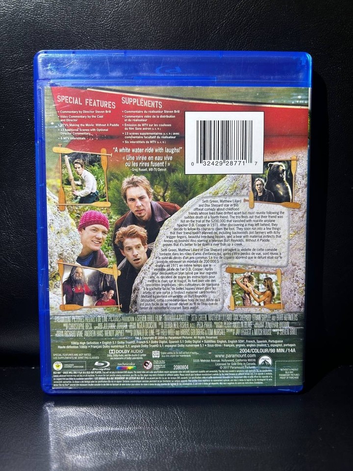 Without A Paddle (Blu-ray, 2004) Seth Green Matthew Lillard Dax Shepard ...