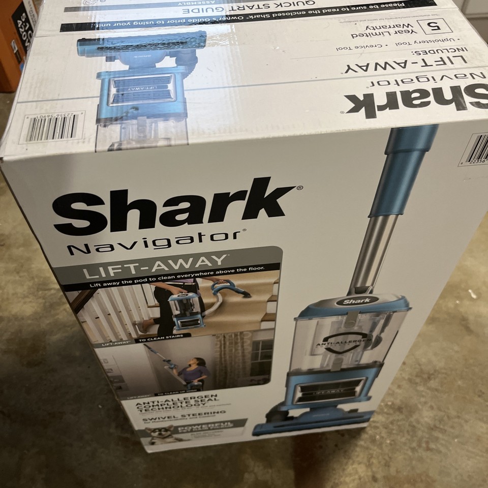Shark Navigator Lift-Away Upright Vacuum Cleaner - Blue (NV380 ...