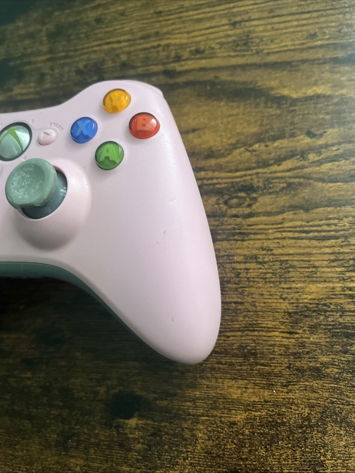 Microsoft Xbox 360 Pink Controller OEM - New Thumbsticks - Fully Tested ...