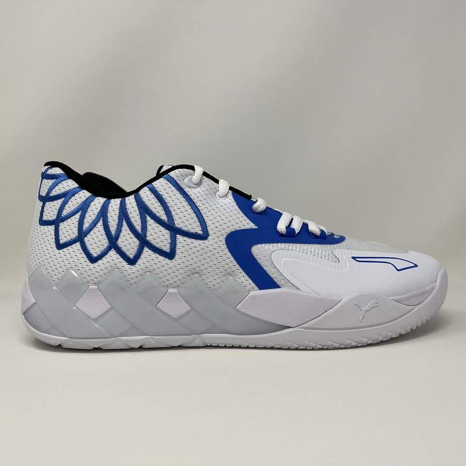PUMA MB.01 MB1 Lo Team Colors White Royal Blue LaMelo Men's Size 13 ...