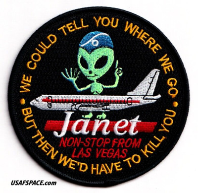 USAF-JANET AIRLINES -LAS VEGAS BLACK PROJECTS-AREA 51-CLASSIFIED ...