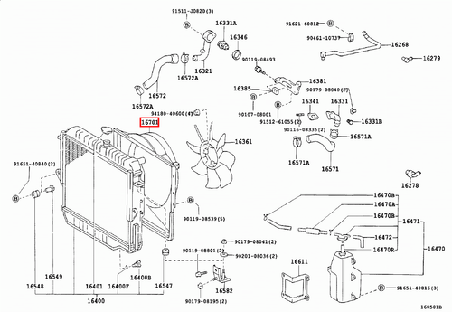 Genuine Toyota LandCruiser 75 70 Series HZJ Radiator Fan Shroud | eBay