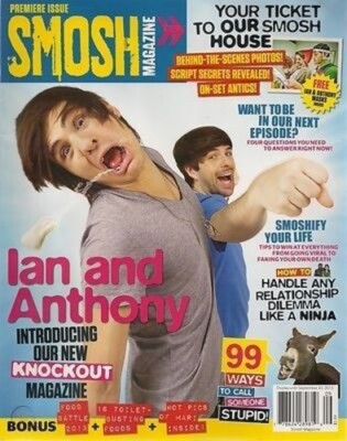 SMOSH MAGAZINE PREMIERE ISSUE IAN AND ANTHONY | eBay