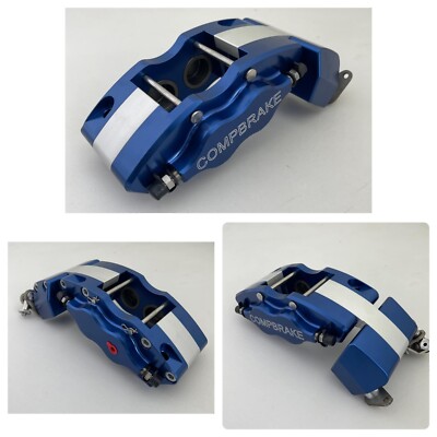 Compbrake B4 Pro Race 4 Calipers [4 Pot] Blue [Pair] With Cable ...