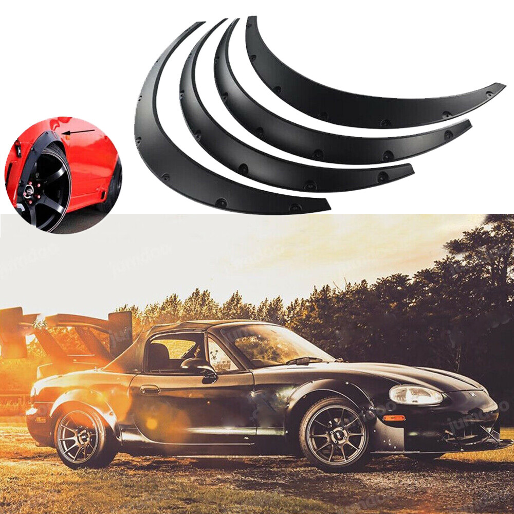 3.5" Fender Flares Extension Wide Body Kit Wheel Arches For Mazda Miata ...