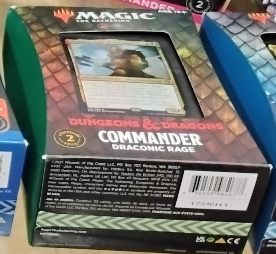 Precon Commander Decks, complete decks, ready to play, Wizards of the ...